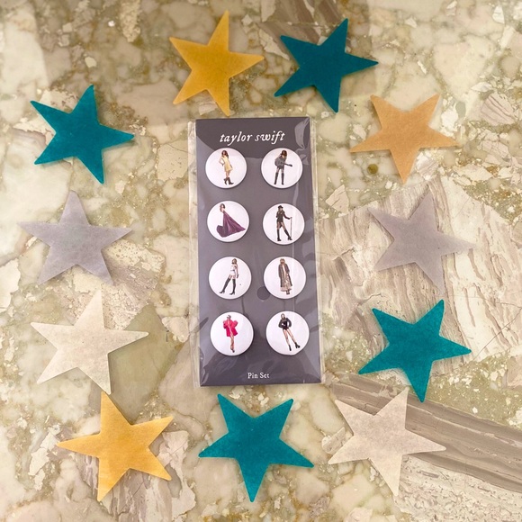 Taylor Swift | Accessories | Taylor Swift Folklore Eras Pin Set Buttons ...